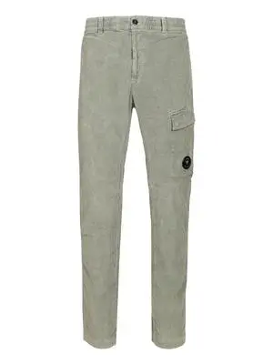 C.P. COMPANY Cotton Corduroy Trousers - Gray