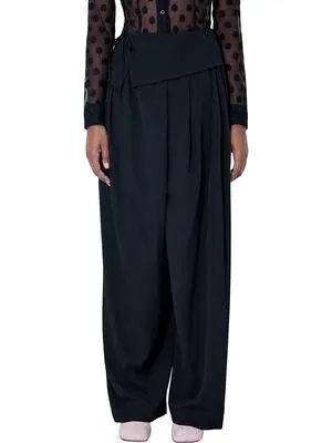 Dries Van Noten Parong Wide Pants - Black