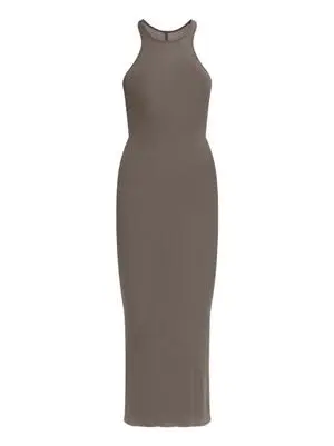 Rick Owens Ribbed Midi Dress - Multicolor
