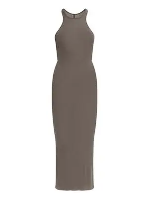 Rick Owens Ribbed Midi Dress - Multicolor