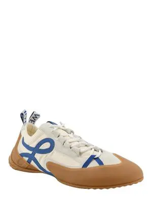 Loewe Grip Nylon And Suede Sneakers With Contrasting Logo On The Side - Multicolor