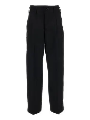AMI Paris High Waist Wide Trousers - Multicolor