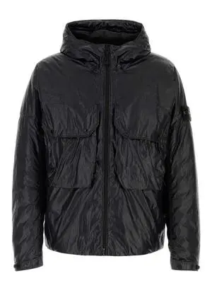 Stone Island Nylon Down Jacket - Black