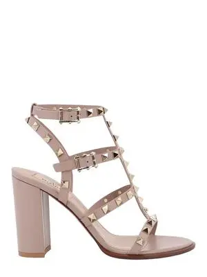 Valentino Garavani Rockstud Leather Sandals - Multicolor