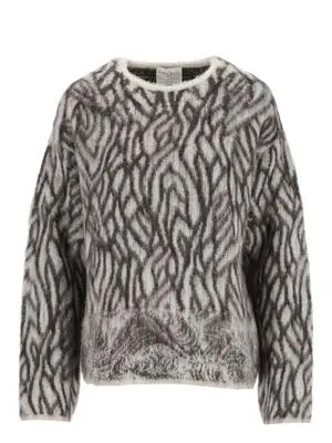 FORTE_FORTE Heron Plumes T-shirt - Gray