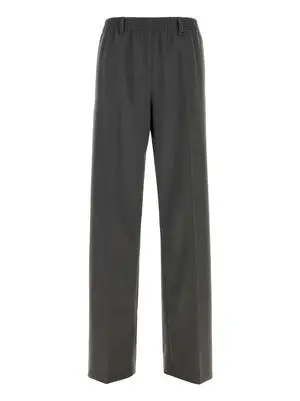 Miu Miu Straight Fit Plain Trousers - Multicolor
