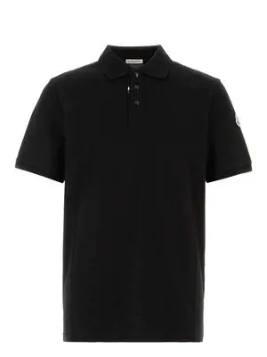 Moncler Piquet Polo Shirt - Black
