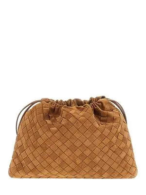 Bottega Veneta BOTTEGA VENETA Intrecciato Suede Pouch Multicolor