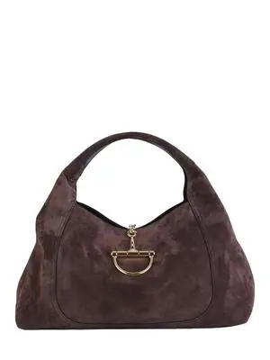 Gucci Suede Shoulder Bag - Brown