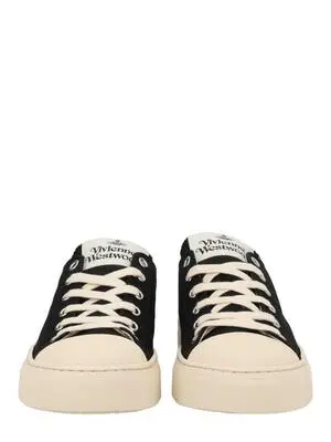 VIVIENNE WESTWOOD Low Top Plimsoll Sneakers - Black