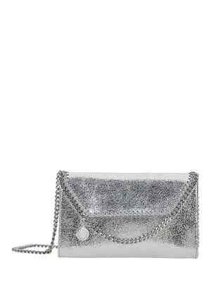 Stella McCartney Falabella' Metallic Crossbody Bag With Chain Strap And Metallic Effect In Ecoleather For - Multicolor
