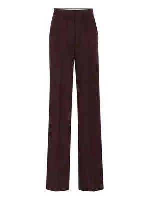 Max Mara Max Mara Women Mxmextra - Tailored Stretch Virgin Wool Trousers Multicolor