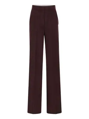 Max Mara Tailored Stretch Virgin Wool Trousers - Multicolor