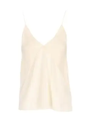 FORTE_FORTE Shoulder Strap Top - White