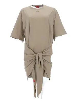 DIESEL® DIESEL Front Tie T-Shirt Dress Multicolor