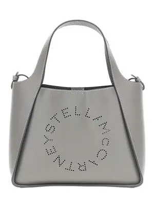 Stella McCartney Logo Crossbody Tote Bag Eco Embossed Grainy Alter Mat - Multicolor
