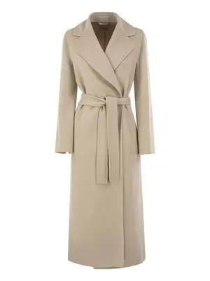 Max Mara Poldo Wool Coat - Cream