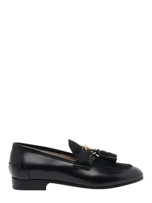 Valentino Garavani Vaniteux Leather Loafers - Black