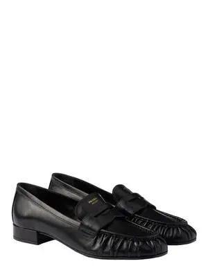 Prada Bufalo Loafers - Black