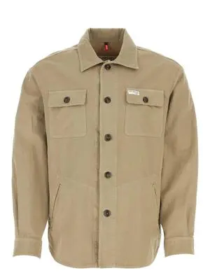 FAY Cappuccino Cotton Blend Shirt - Brown