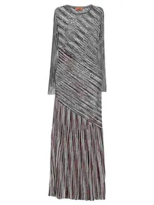 Missoni Long Striped Sequined Dress - Multicolor