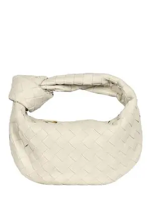 Bottega Veneta Mini Jodie Woven Leather Bag - Gold
