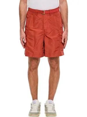 Sacai Short Cargo Shorts - Multicolor