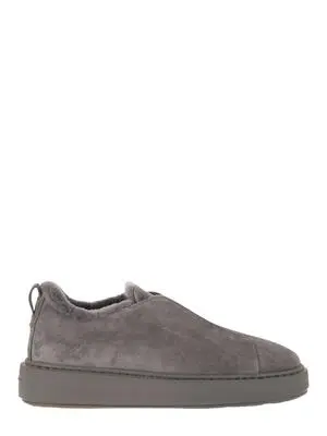 Santoni Suede Sneakers - Gray