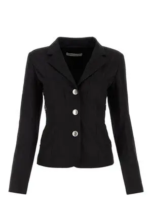 Alessandra Rich ALESSANDRA RICH Fitted Jacket With Lace Up Details Multicolor