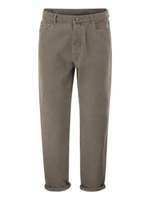 Brunello Cucinelli Five-pocket Cotton Jeans - Multicolor