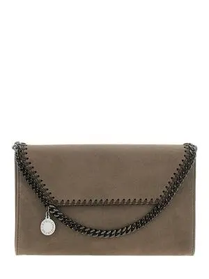 Stella McCartney Falabella Wallet With Chain Alter Suede Bag - Multicolor
