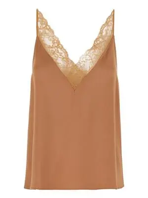 FORTE_FORTE Forte Forte V-Neck Lace Top Multicolor