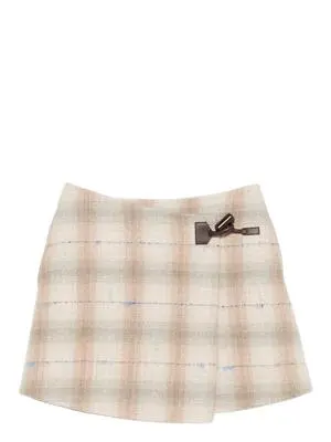 Loewe Wool And Cashmere Mini Skirt - Multicolor