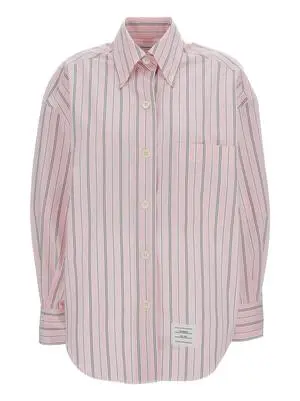 Thom Browne THOM BROWNE Striped Cotton Shirt Multicolor