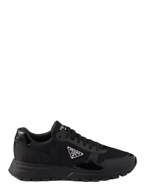 Prada Prax 01 Sneakers In Re-nylon And Brushed Leather - Multicolor