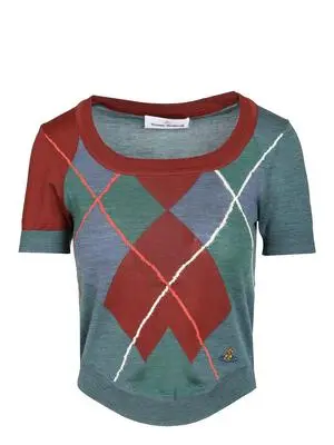 VIVIENNE WESTWOOD Argyle Sweater - Multicolor