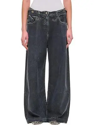 Attico Mat Coated Canvas Long Pant - Multicolor