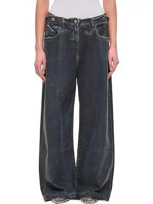 Attico Attico Mat Coated Canvas Long Pants Multicolor