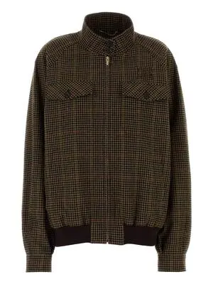 Miu Miu Embroidered Virgin Wool Jacket - Multicolor