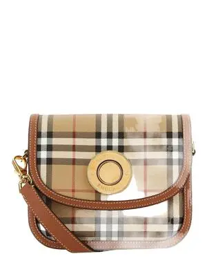 Burberry BURBERRY Printed Canvas Small Elizabeth Shoulder Bag Multicolor