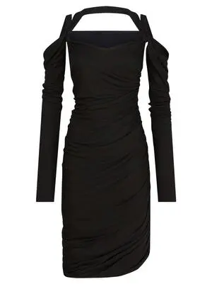 Attico Off-the-shoulder Midi Dress - Multicolor