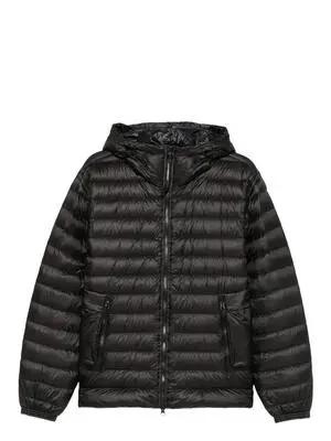 C.P. COMPANY Padded & Down Ripstop Jacket - Black