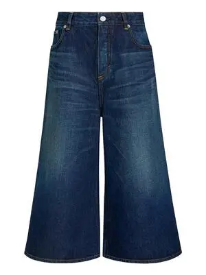 Alaïa ALAIA Denim Bermuda Shorts Multicolor