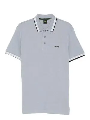 BOSS Grey Polo Shirts - Gray