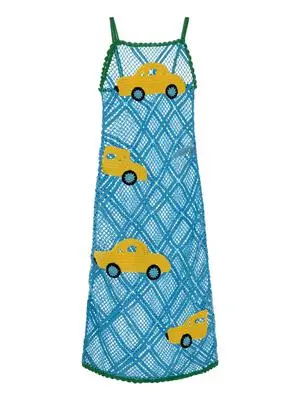 JW Anderson Light Crochet Dress - Blue