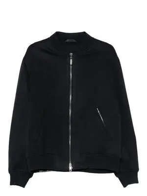 Brioni BRIONI Wool And Cashmere Blend Bomber Jacket Blue