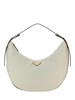 Prada Prada Women Prada Arqui¨ Leather Hobo Bag White
