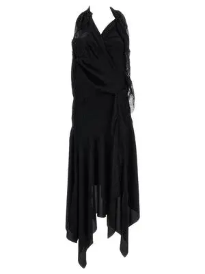 Junya Watanabe Long Asymmetric Dress - Multicolor