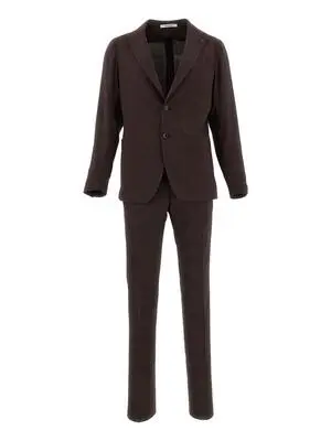 Tagliatore Montecarlo Linen Blended Suit - Multicolor