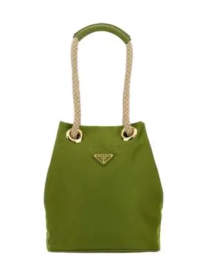 Prada Prada Women Mariner Re-Nylon Bucket Bag Prada Green